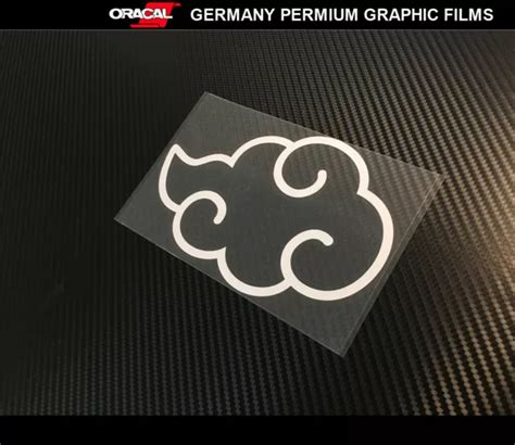 NARUTO THE AKATSUKI Cloud Symbol JDM Laptop Car Decal Sticker PicClick UK