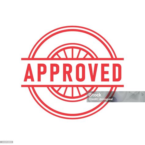 승인 된 고무 도장 평면 교육 라벨 미니멀리스트 디자인 디지털 및 인쇄 프로젝트 시각적 미학에 큰 영향을 미치는 그래픽 디자인 아이콘 개념에 대한 스톡 벡터 아트 및 기타