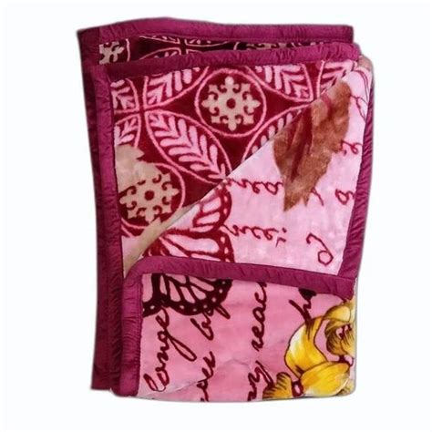 Pink Single Bed Mink Blanket Size Singe At Rs 200kg In Panipat Id