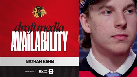 Nathan Behm On Being Selected No 66 Chicago Blackhawks