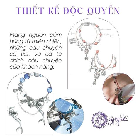 Vòng Tay Thiết Kế Nữ Thạch Anh Tím Ánh Trăng Healing Moonbeam 234 Sp00