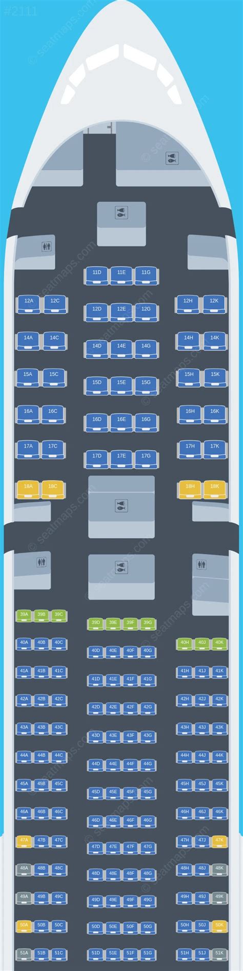Seat Map Of Cathay Pacific Boeing 777 300 Aircraft