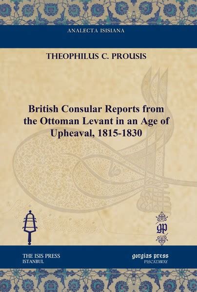Pen And Sword Books British Consular Reports From The Ottoman Levant