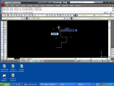 AutoCAD Exercise Practise Polar Coordinate YouTube