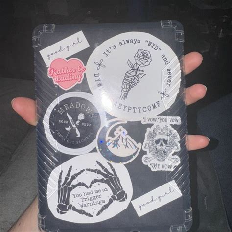 Haunting Adeline Sticker Booktok Stickers Dark Romance Stickers
