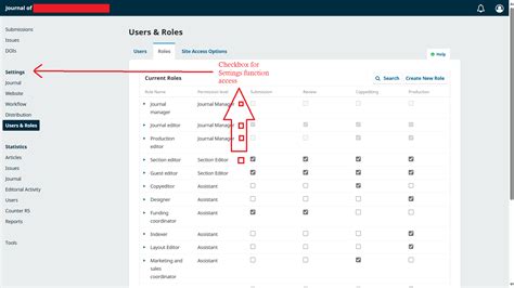 user roles and access privileges in ojs 3 4 feature requests pkp