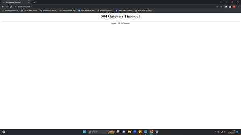 Error Gateway Time Out Ketika Mengakses Spada Ums Biro Inovasi