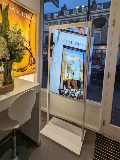 Ultra High Brightness Hanging Double Sided Displays Allsee Technologies