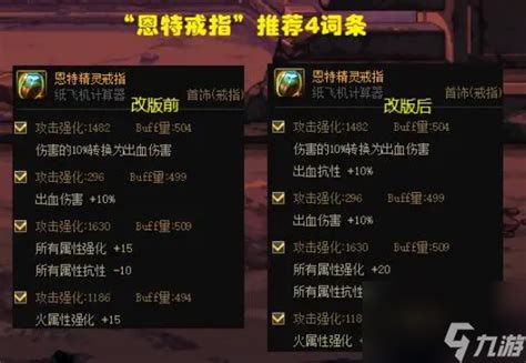 《dnf》恩特戒指和魔女戒指推荐dnf手游九游手机游戏
