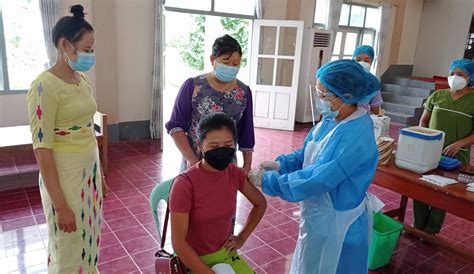 ဗန်းမော်မြို့နယ်၌ ကိုဗစ် ၁၉ ရောဂါကာကွယ်ဆေး ဒုတိယအသုတ်ကို ဒုတိယအကြိမ် စတင်ထိုးနှံပေး