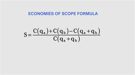 Economies Of Scope Meaning Formula And How To Calculate — Penpoin