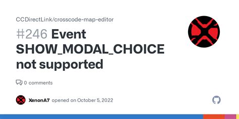 Event SHOW MODAL CHOICE Not Supported Issue CCDirectLink Crosscode Map Editor GitHub