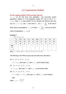 Nonparametric Statistics