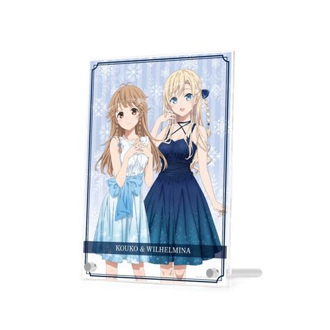 【グッズ スタンドポップ】劇場版 ハイスクール・フリート 描き下ろしイラスト 納沙 幸子＆ヴィルヘルミーナ パーティードレスver A5