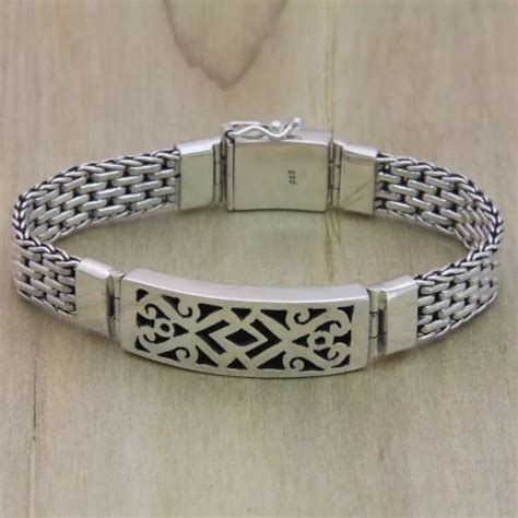 Male Designer Silver Bracelet At ₹ 1500piece In Hyderabad Id