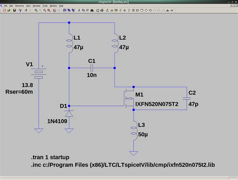 Mosfet Hartley Oscillator Electronics Forum Circuits Projects And Microcontrollers