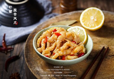 柠檬脱骨凤爪鸡爪武汉餐饮菜品土特产静物美食拍摄迪芃摄影 站酷zcool