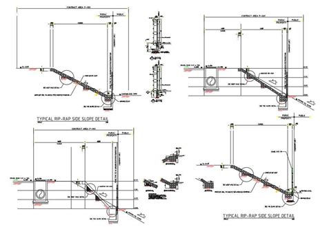 Section Details Of Mat Foundation Is Given In This 2d Autocad Dwg Drawing File Download The
