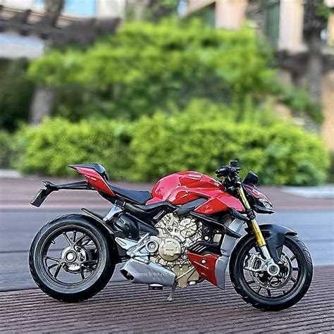 1 18 Ducati Super Naked V4 S Kawasaki Moto Car Original Authorized