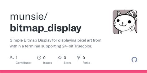 Github Munsiebitmapdisplay Simple Bitmap Display For Displaying Pixel Art From Within A