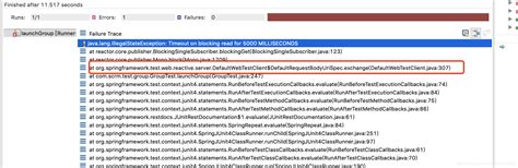 Webtestclient 设置超时间报异常 Timeout On Blocking Read For 5000 Millisecondswebclient Javalang