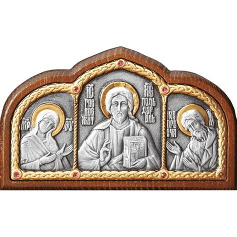Купить икону в машину с образами Господь Вседержитель, Пресвятая ...