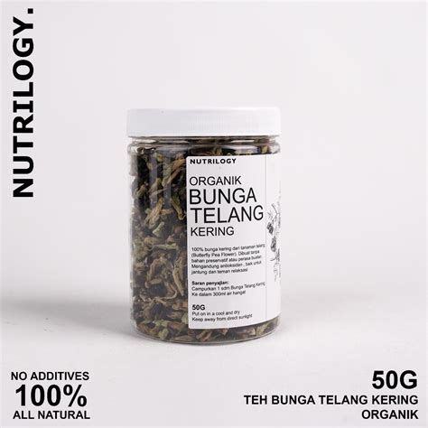 Jual TEH BUNGA TELANG KERING TELANG ORGANIK TELANG CELUP TELANG KERING