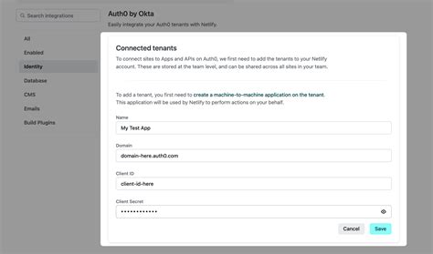 Auth0 Netlify Integrations