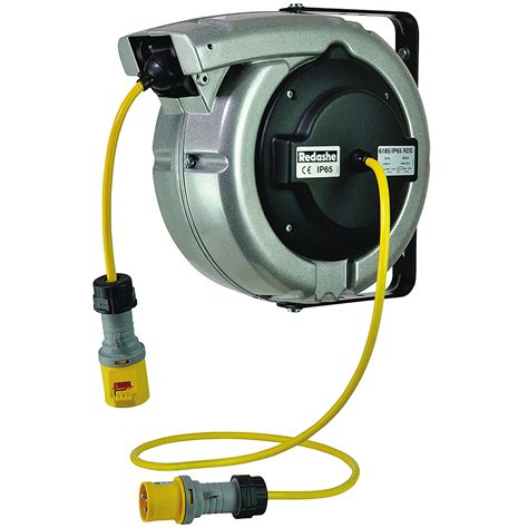 Spring Rewind Electrical Cable Reel Complete With Hose Yarl