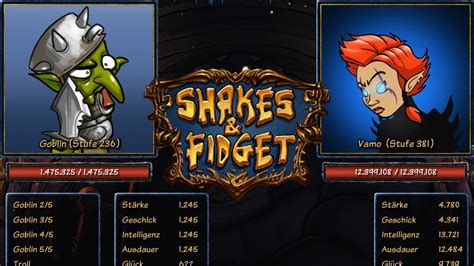 SFGame Zeit für neue Herausforderungen Let s Play Shakes Fidget