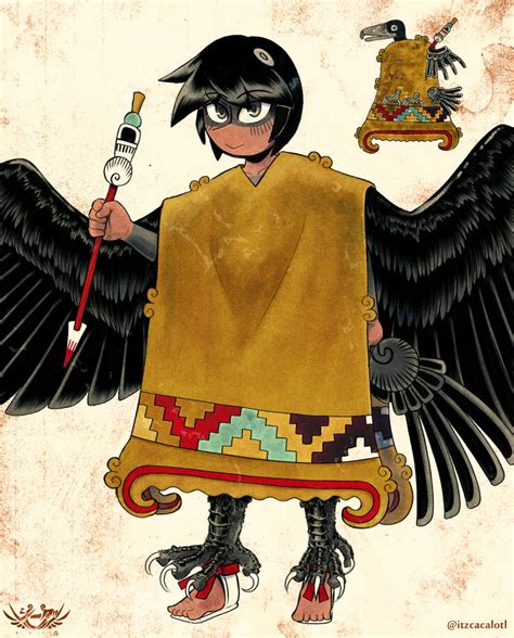 Itzcacalotl Cacalotepec By Shi Gu On Deviantart