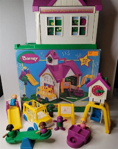 Barney And Friends Schoolhouse Playskool 1993 Rnostalgia