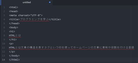 HTMLとは何かをかんたんに学ぶ ロクなblog