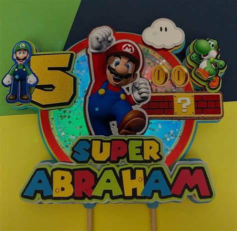 Super Mario 3d Shaker Cake Topper Artofit