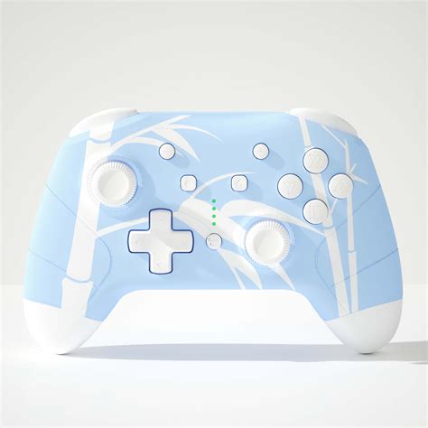 Mytrix Blue Bamboo Nintendo Switchlite Wireless Pro Controller