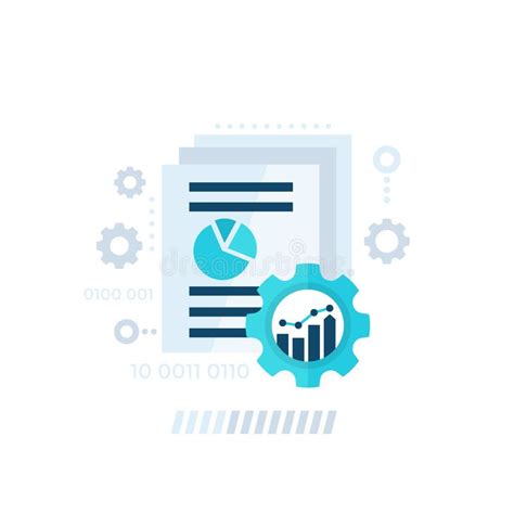 Data Processing Analytics Vector Illustration Stock Vector Illustration Of Complex Business