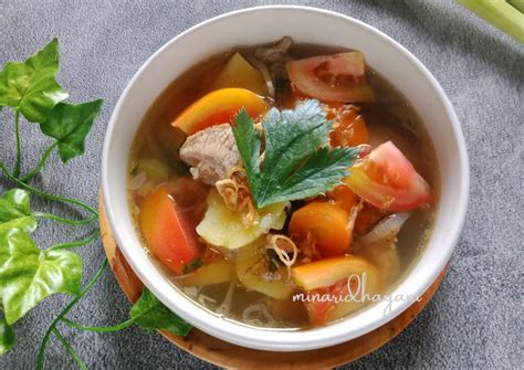 Resep Sop Daging Sapi Oleh Mina Ridhayani Cookpad