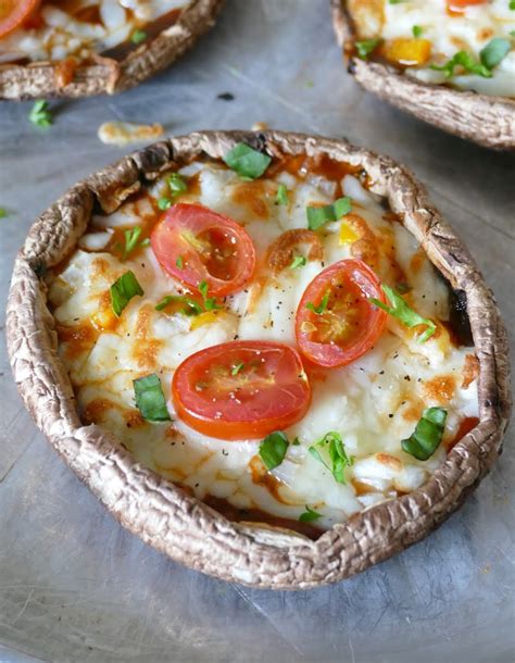 Veggie Portobello Mushroom Pizza Recipe