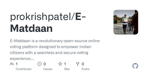 Github Prokrishpatel E Matdaan E Matdaan Is A Revolutionary Open Source Online Voting