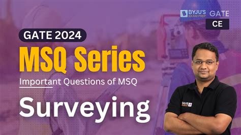 gate 2024 civil engineering surveying msq questions byju s gate