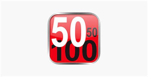 50 50 100 En App Store