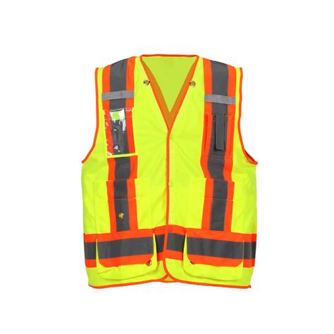 Security Work Uniform High Visibility Warning Reflective Safety Men