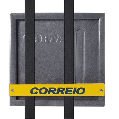 Caixa de Correio Carta Grade Portão Vertical Inox Techinox