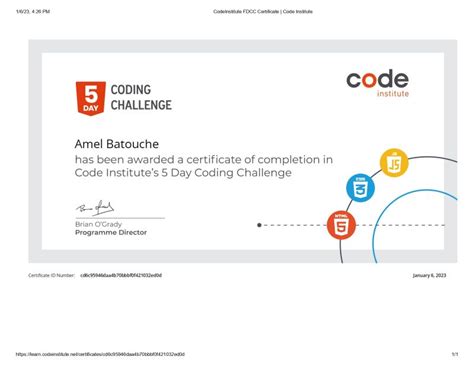 Coding Webdesign Frontenddevelopment Batouche Amel