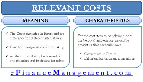 Relevant Costs