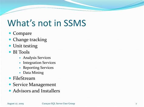 PPT SQL Server SQL Server Management Studio PowerPoint Presentation ID