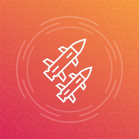 Ballistic Missiles Icon Vector Art At Vecteezy