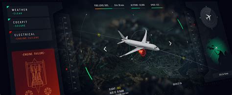 Flight Simulation Ui Behance