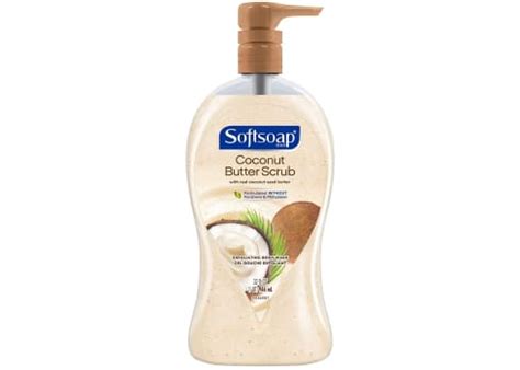 Softsoap Exfoliating Body Wash Pump Coconut Butter Scrub 32 Oz Book