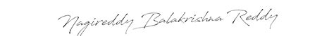 100 Nagireddy Balakrishna Reddy Name Signature Style Ideas Super Esign